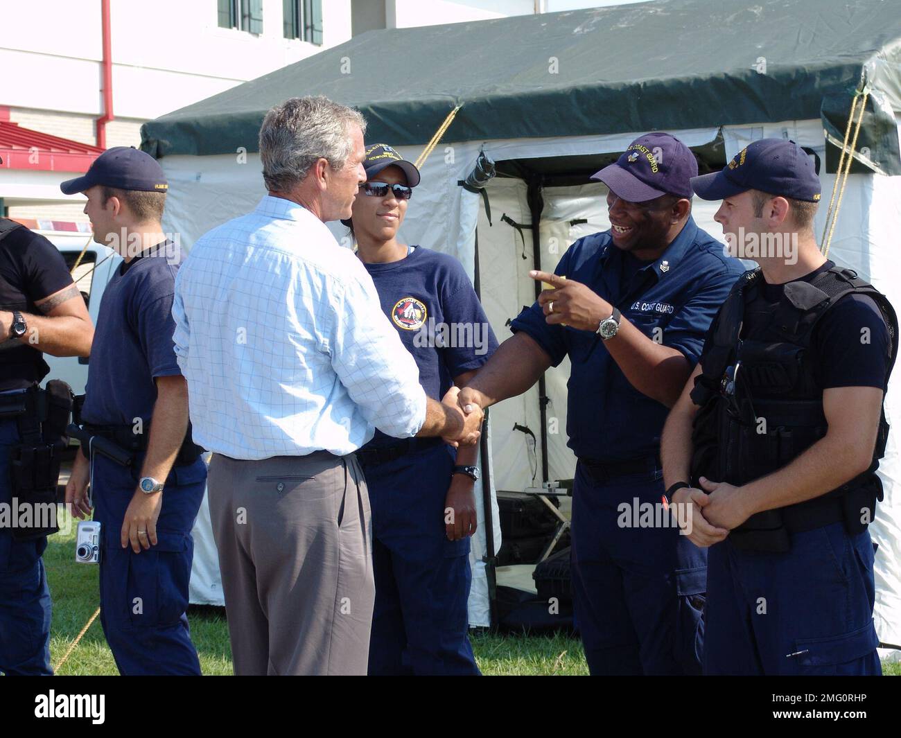 ESU Incident Command Post New Orleans - Commandant Thomas H. Collins ...