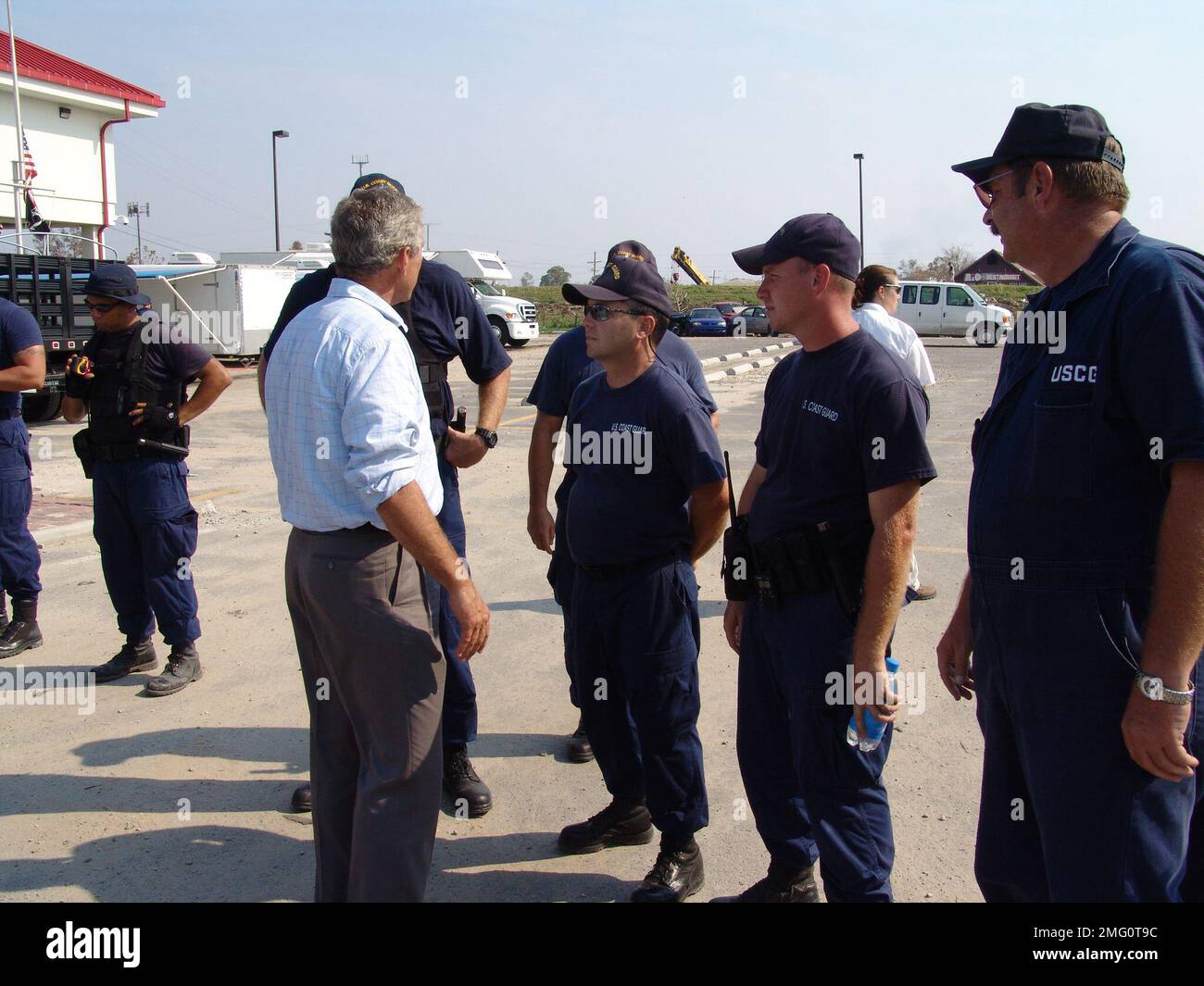 ESU Incident Command Post New Orleans - Commandant Thomas H. Collins ...