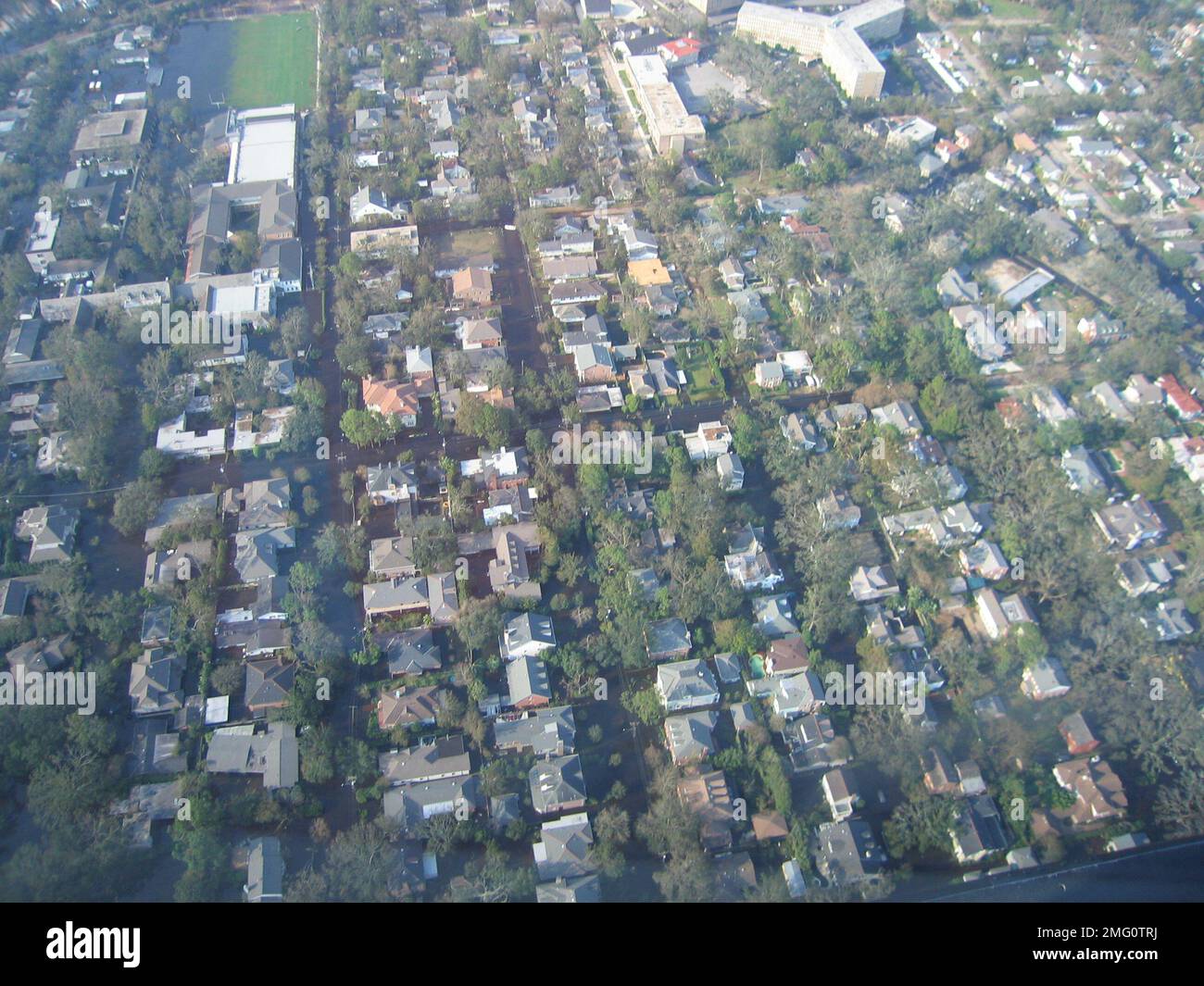 Aerial view flooding hurricane katrina hi-res stock photography and ...