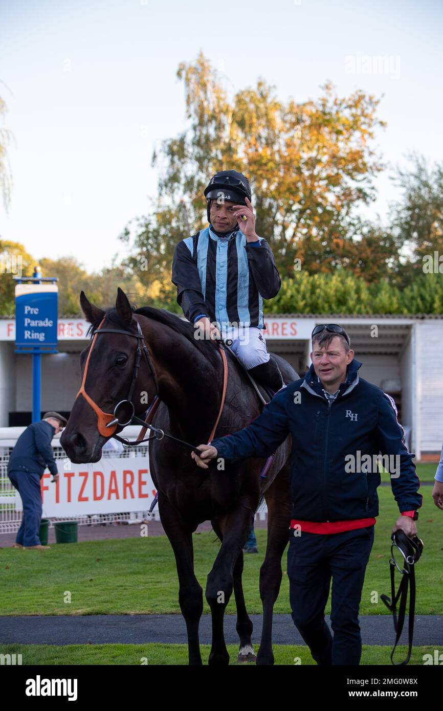 Windsor, Berkshire, UK. 10th October, 2022. Horse Byker ridden by ...