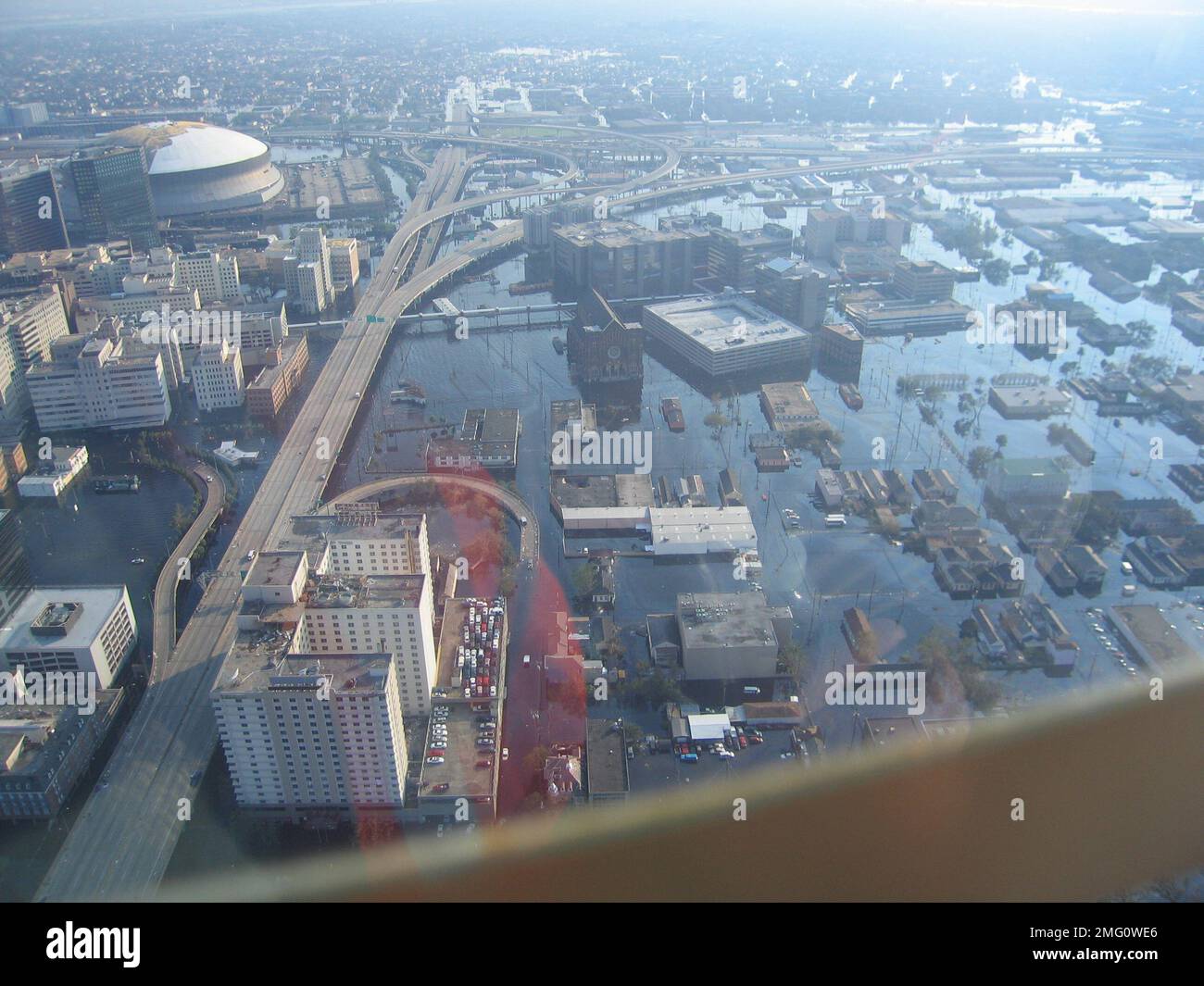 Aftermath - Flooding - Miscellaneous - 26-HK-36-199. aerial view of flooding in NOLA with ...