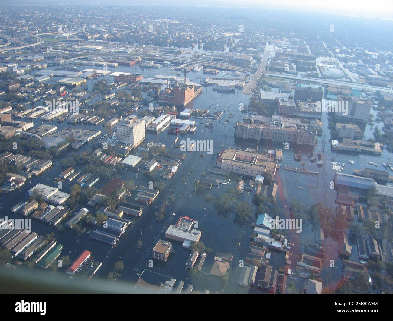Aftermath - Flooding - Miscellaneous - 26-HK-36-202. aerial view of flooding in residential and ...
