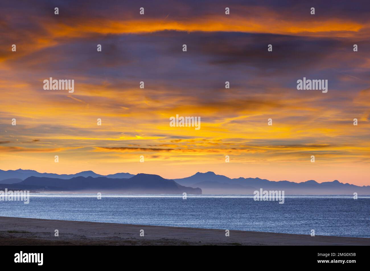 Beautuful landscapes in Baja California, Mexico. Travel background ...