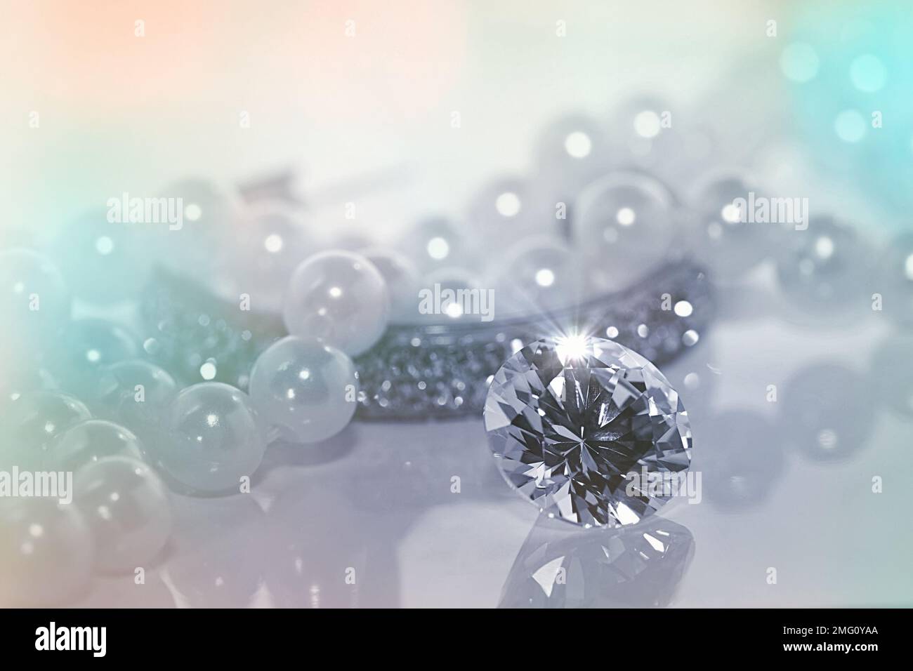 Different Beautiful gemstones. Luxury background Stock Photo - Alamy