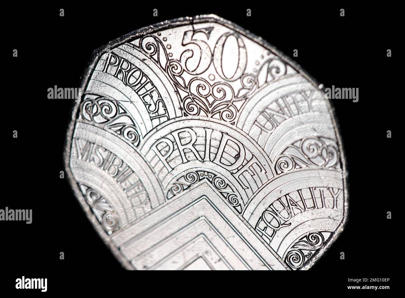Pride fifty pence coin hi-res stock photography and images - Alamy