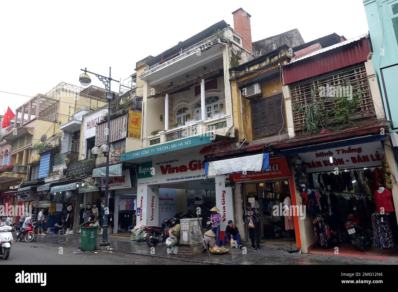 Buildings in old quarter of Hanoi, Hà Nội, Vietnam, Asia, UNESCO World ...