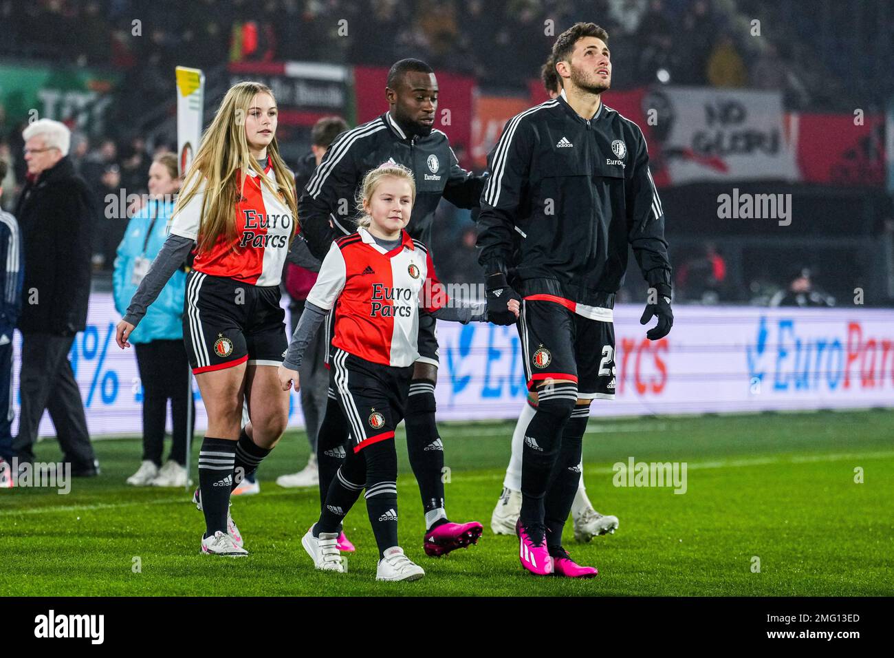 Rotterdam - Santiago Gimenez of Feyenoord during the match between Feyenoord v NEC Nijmegen at ...