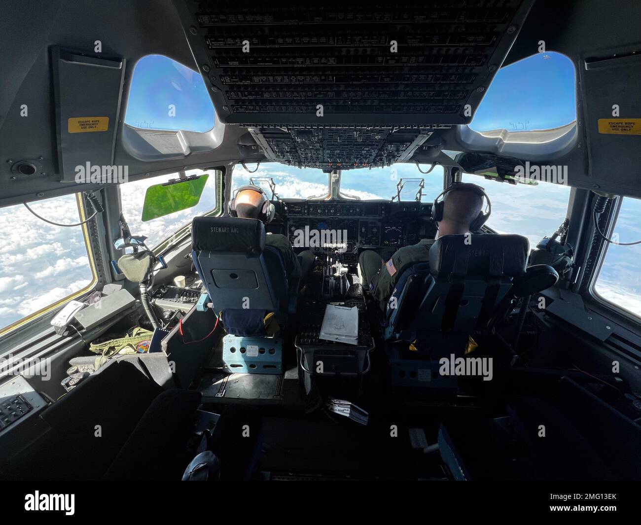 Pilots assigned to the New York Air National Guard’s 105th Airlift Wing ...