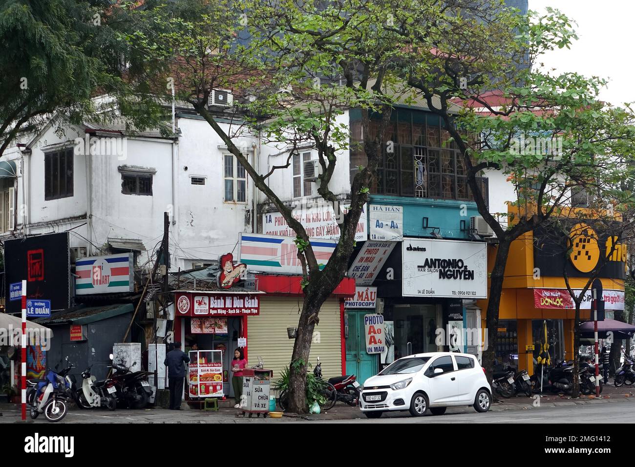 Buildings in old quarter of Hanoi, Hà Nội, Vietnam, Asia, UNESCO World ...