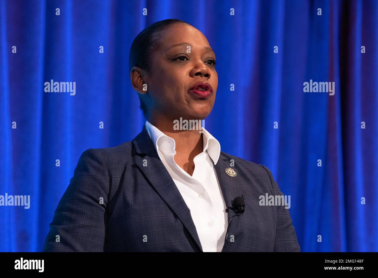 Police Commissioner Keechant Sewell delivers 2023 State of NYPD address ...