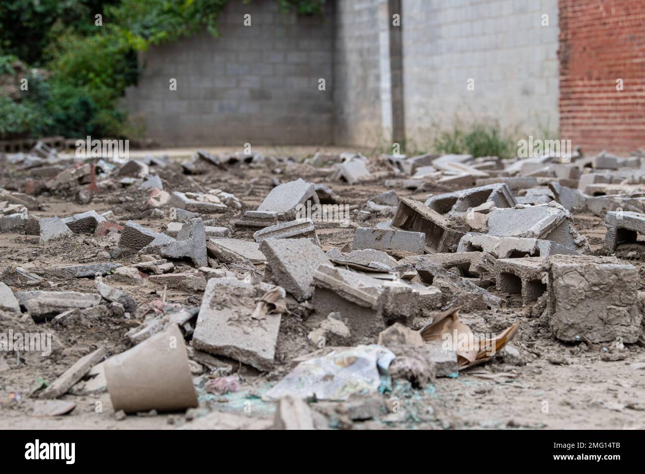 Damage and debris left behind after late July and early Aug. flooding ...