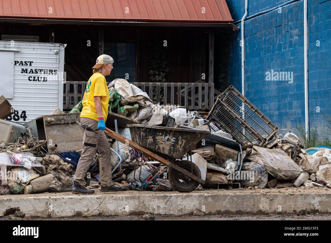 Damage and debris left behind after late July and early Aug. flooding ...