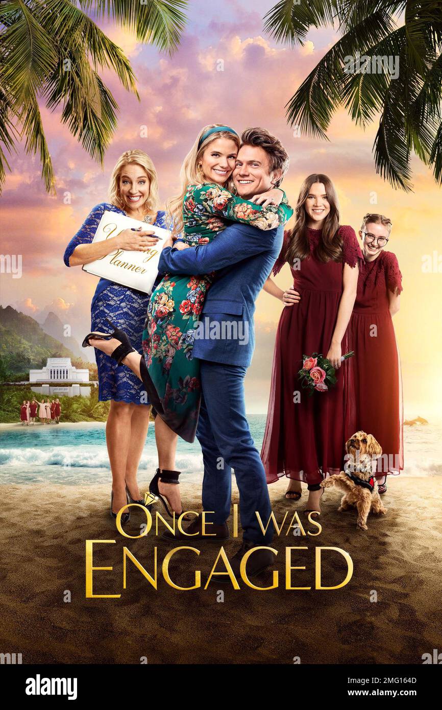 ONCE I WAS ENGAGED, poster, from left: Lisa Clark, Clare Niederpruem, Tanner Gillman, Paris ...