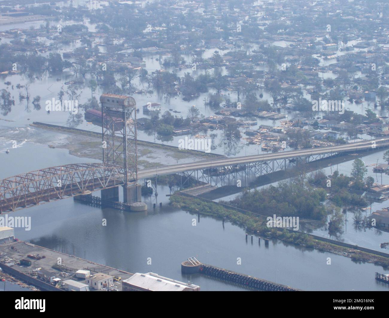 Aftermath - Flooding - Miscellaneous - 26-HK-36-182. aerial view of ...