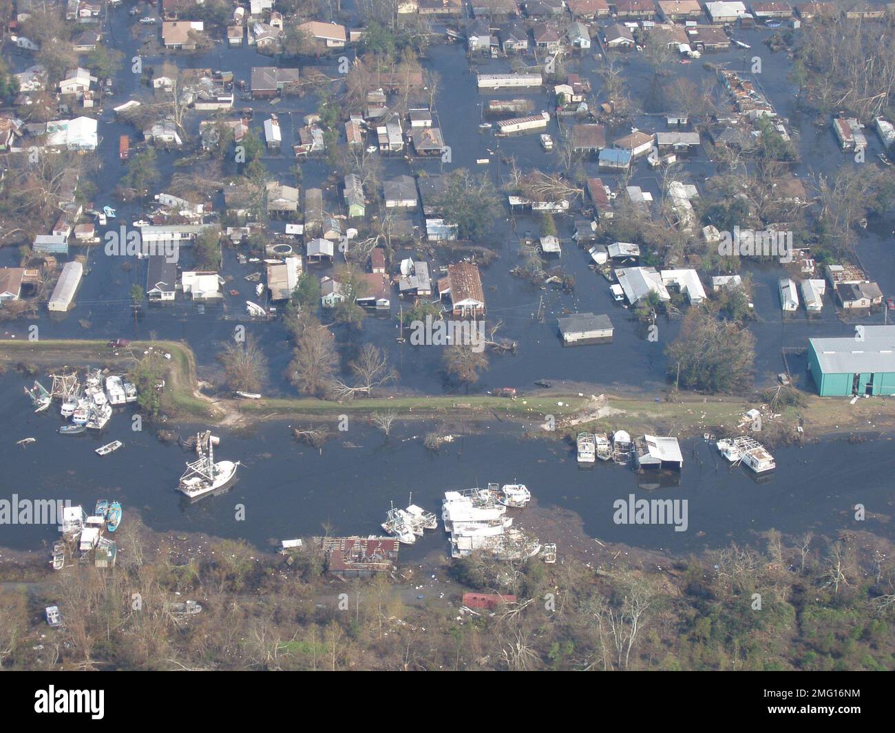 Aftermath - Flooding - Miscellaneous - 26-HK-36-159. aerial view of ...