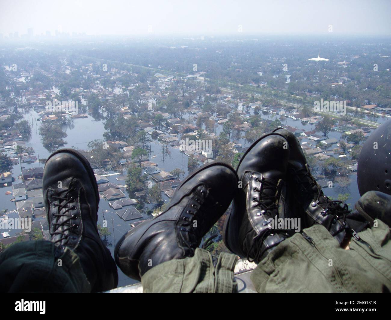 Aftermath - Flooding - Miscellaneous - 26-HK-36-154. aerial view from ...