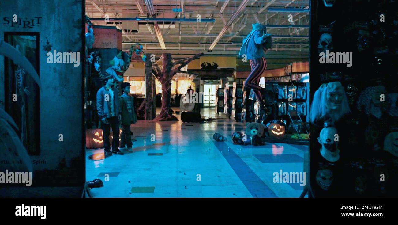 SPIRIT HALLOWEEN, from left: Donovan Colan, Jaiden J. Smith, Marissa ...