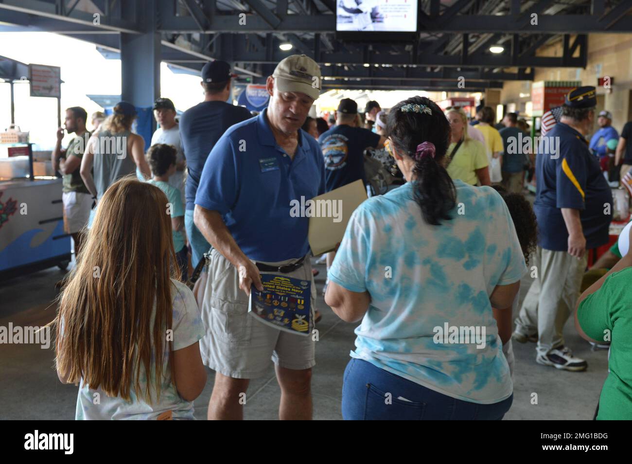 Museum Volunteers Bill Filbert, with the Hampton Roads Naval Museum ...