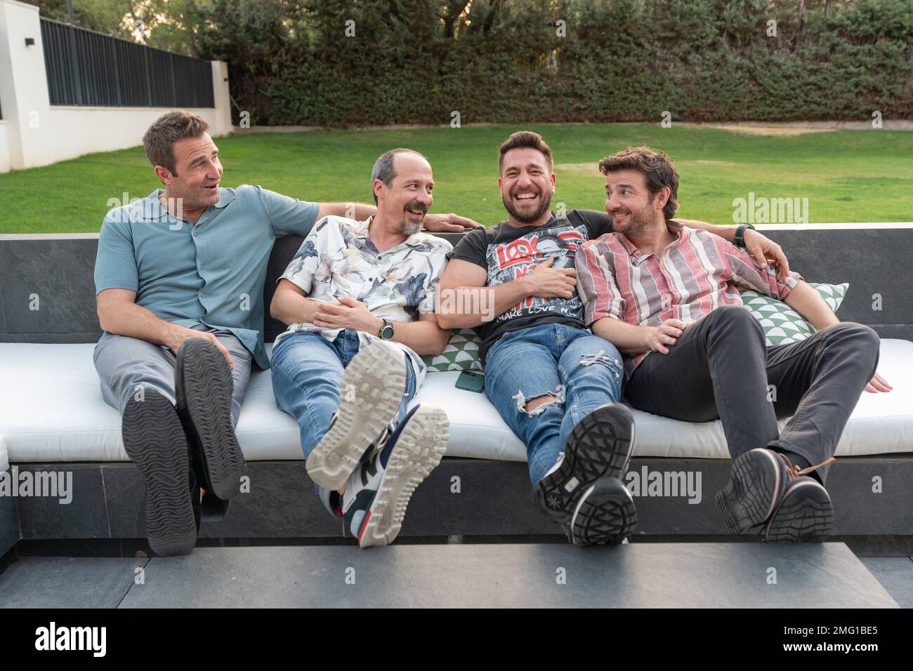 ALPHA MALES, (aka MACHOS ALFA), from left: Fernando Gil, Fele Martinez ...