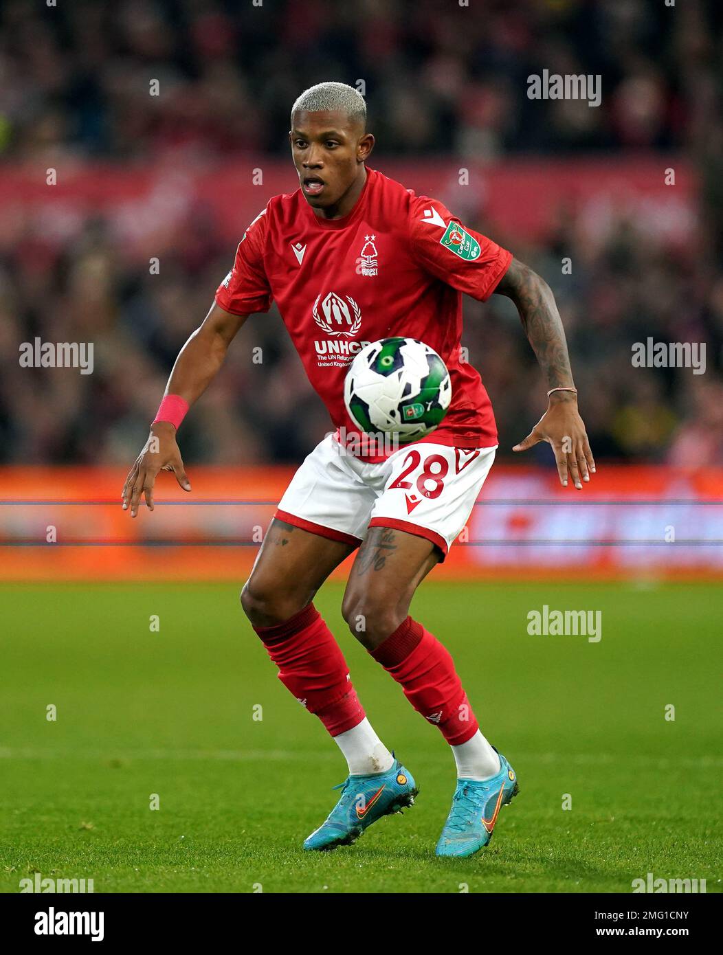 Nottingham Forest's Danilo during the Carabao Cup semi-final, first leg ...