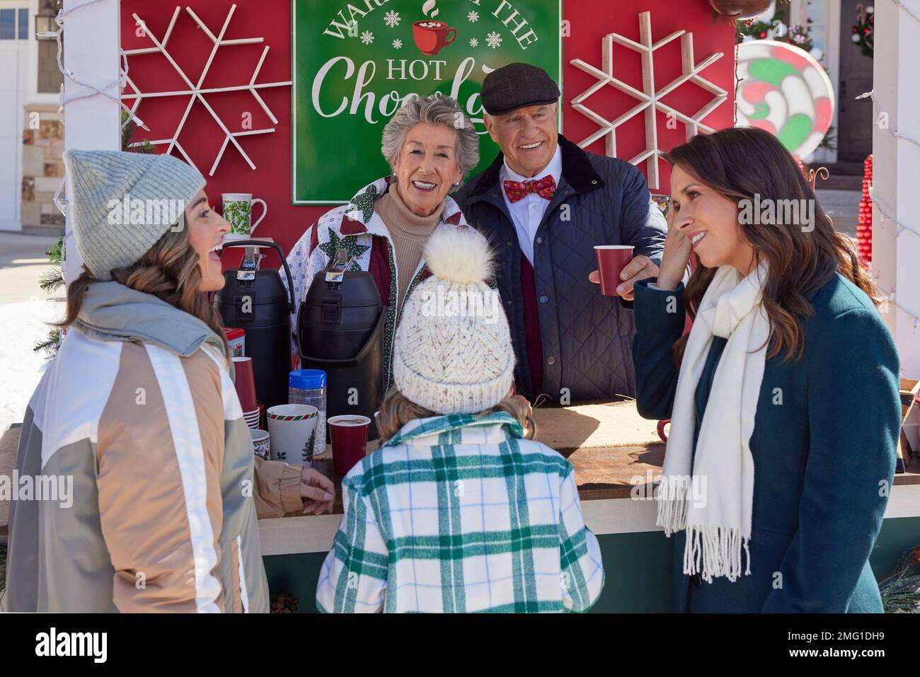 HAUL OUT THE HOLLY, from left: Eliza Hayes Maher, Ellen Travolta, Lila Clark, Walter Platz ...