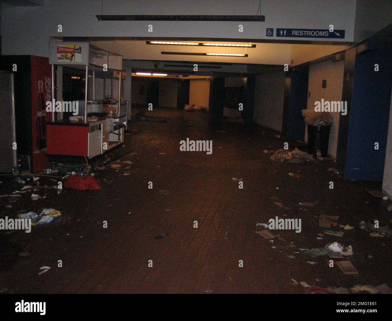 Hurricane Katrina Superdome Bathroom