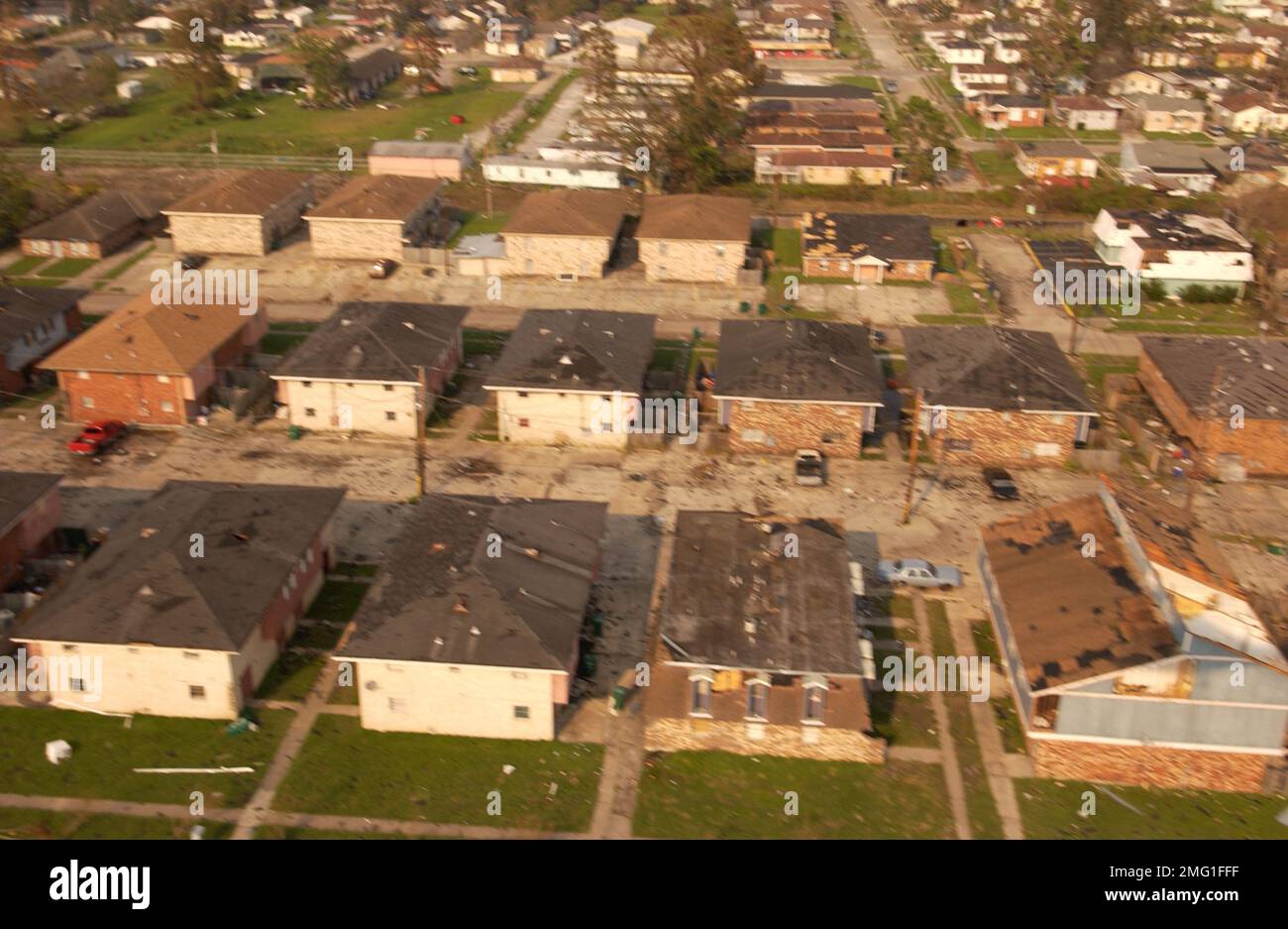 Aftermath - Miscellaneous - Aerial - 26-HK-49-62. aerial view of ...