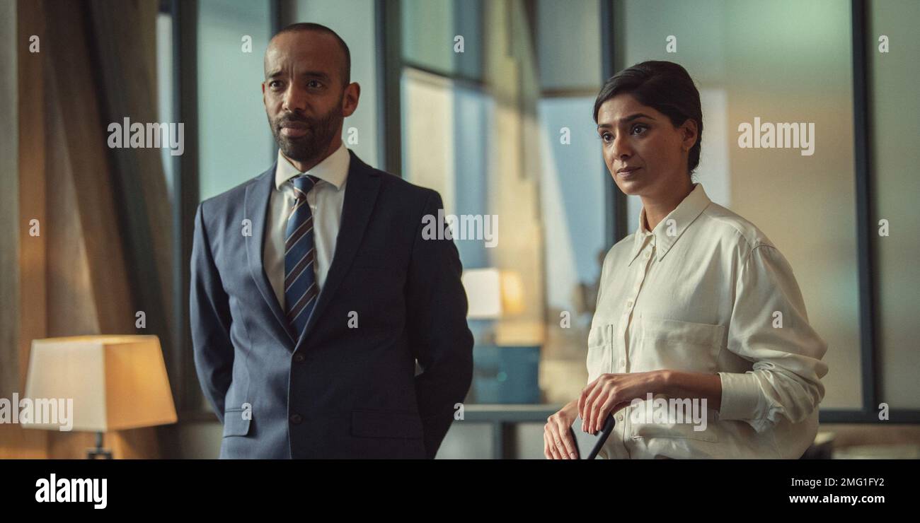 TREASON, from left: Kevin Harvey, Dinita Gohil, (Season 1, ep. 101 ...