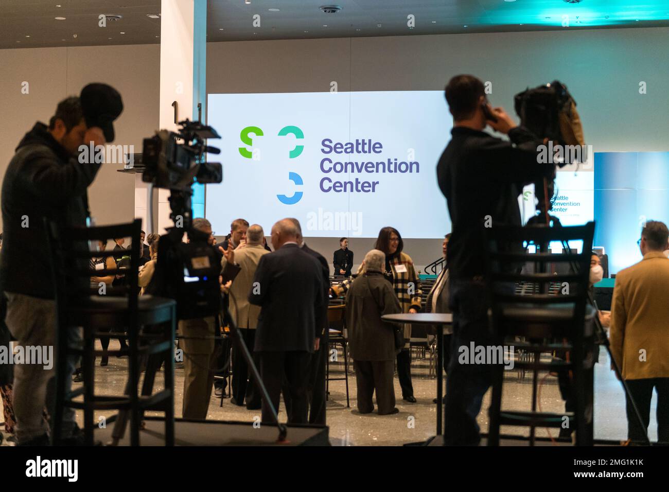 Seattle, USA. 25th Jan, 2023. The opening ceremony for the new Seattle ...