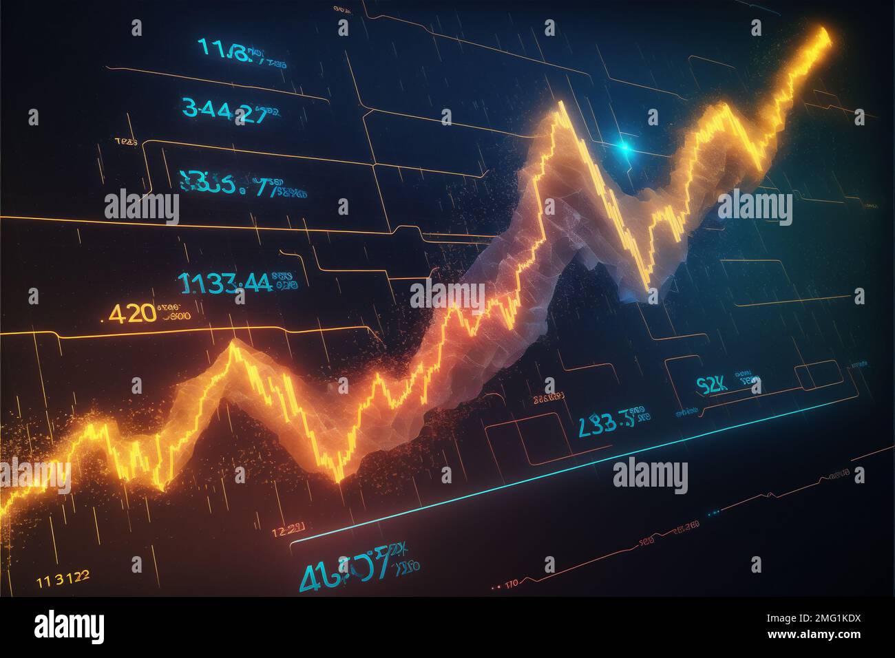 Financial report stock ticker hi-res stock photography and images - Alamy