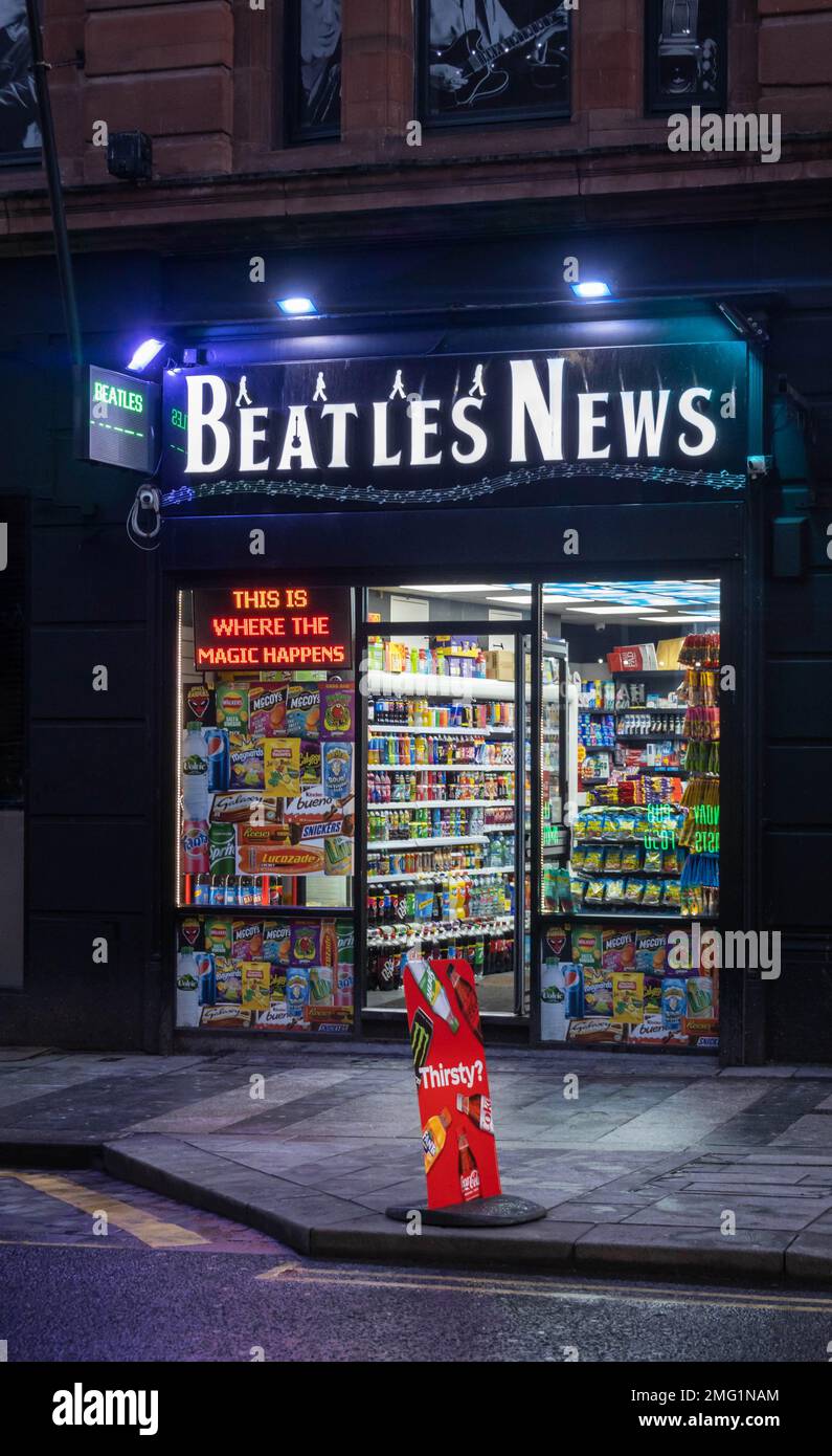 Beatles shop hi-res stock photography and images - Alamy