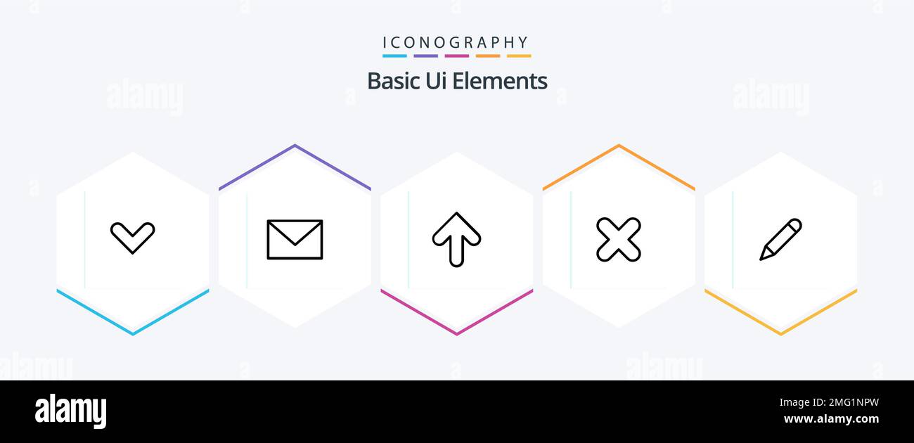 Basic Ui Elements 25 Line icon pack including study. cross. arrow ... Basic Ui Elements 25 Line icon pack including study. cross. arrow ...