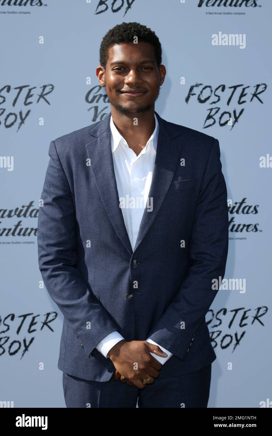 Shane Paul McGhie arrives at the premiere of "Foster Boy" on Thursday ...