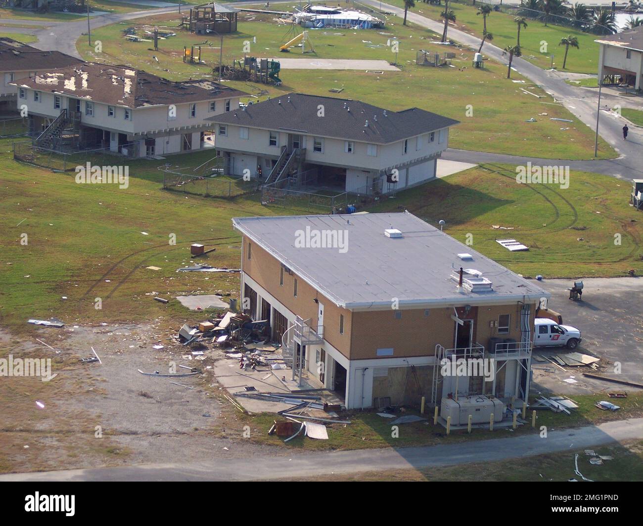 Aftermath - Miscellaneous - Aerial - 26-HK-49-58. aerial view of ...