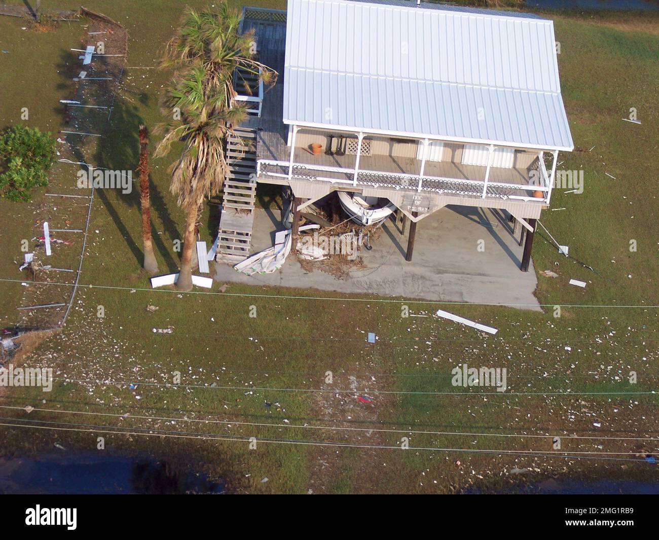 Aftermath - Miscellaneous - Aerial - 26-HK-49-160. aerial view of house ...