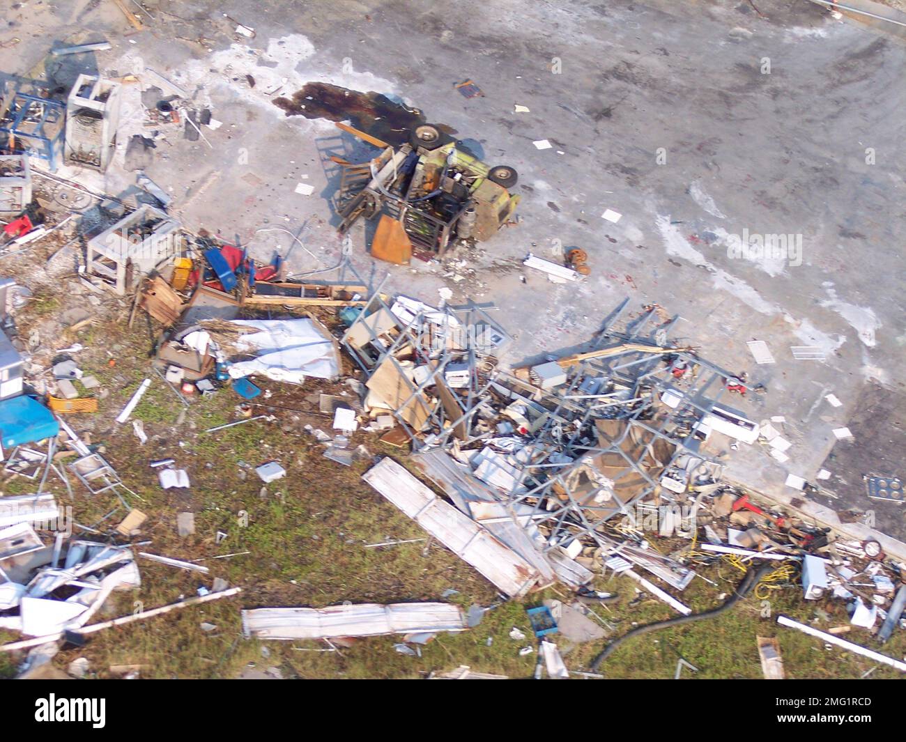 Aftermath - Miscellaneous - Aerial - 26-HK-49-78. aerial view of debris ...