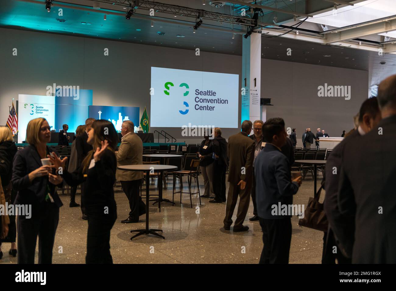 Seattle, USA. 25th Jan, 2023. The opening ceremony for the new Seattle ...