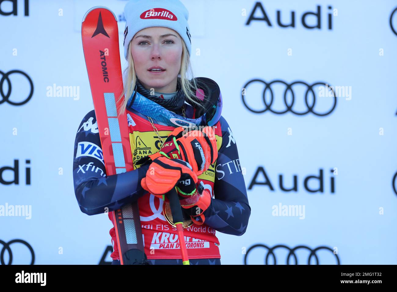 Mikaela shiffrin 83rd world cup hi-res stock photography and images - Alamy