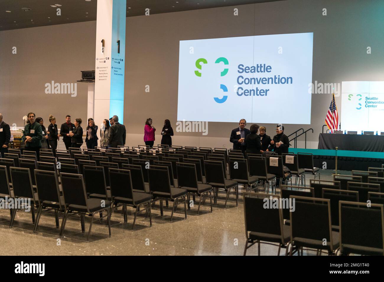 Seattle, USA. 25th Jan, 2023. The opening ceremony for the new Seattle ...
