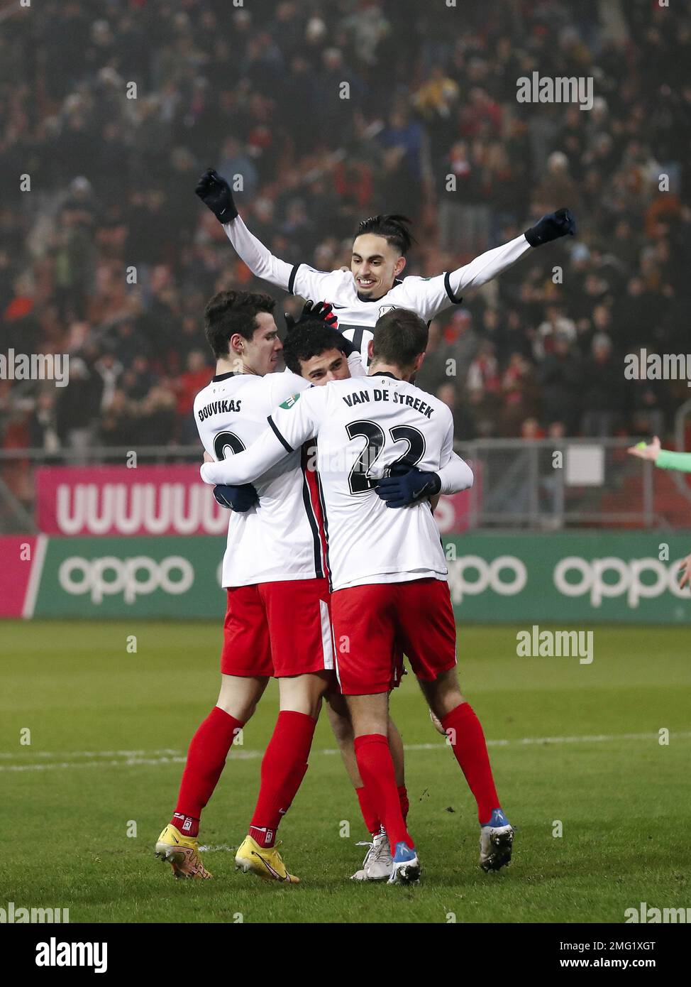 UTRECHT - (lr) Tasos Douvikas of FC Utrecht, Can Bozdogan of FC Utrecht ...