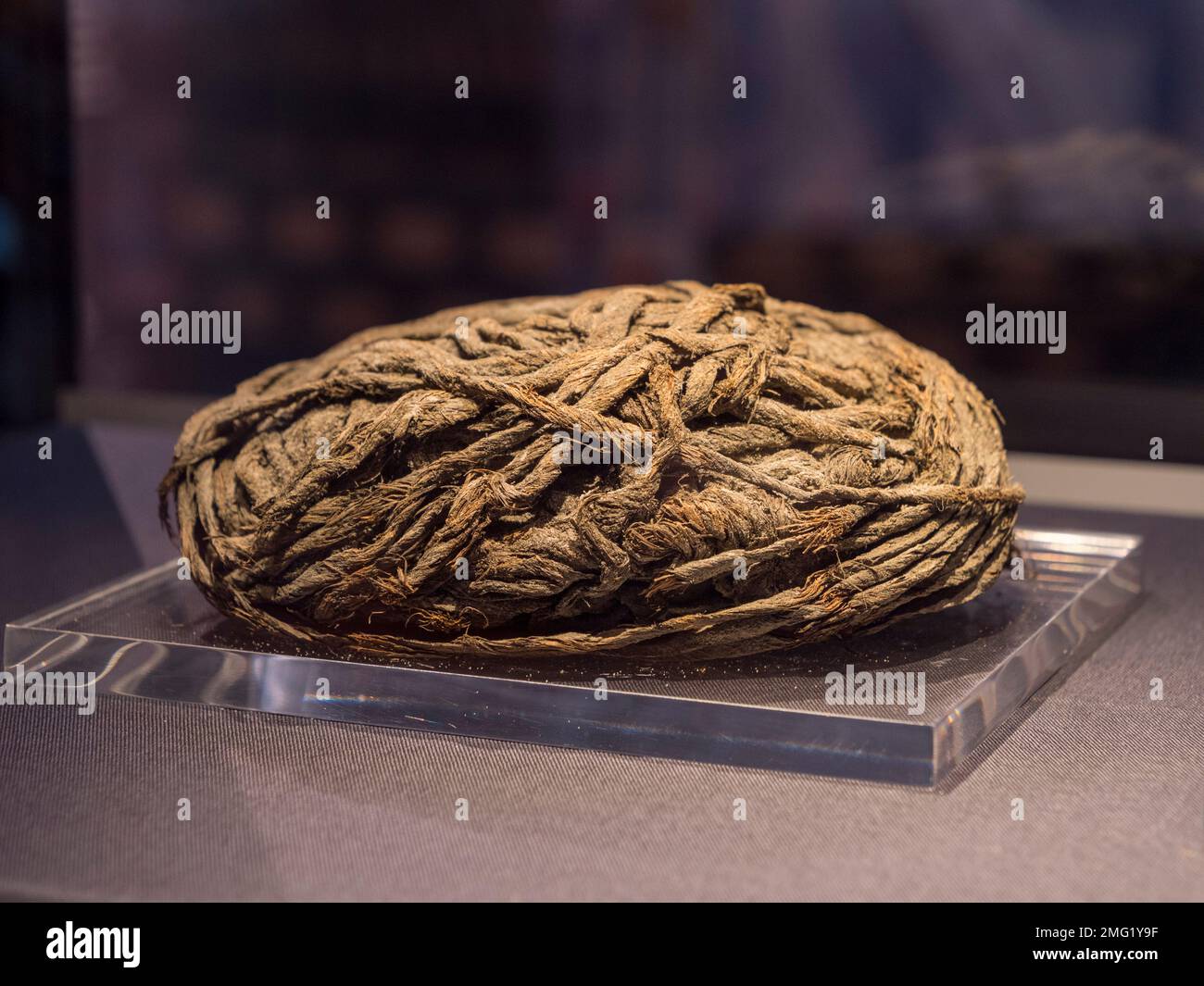 Example of gun wadding used on Royal Navy 24 pounder guns from the 18th ...