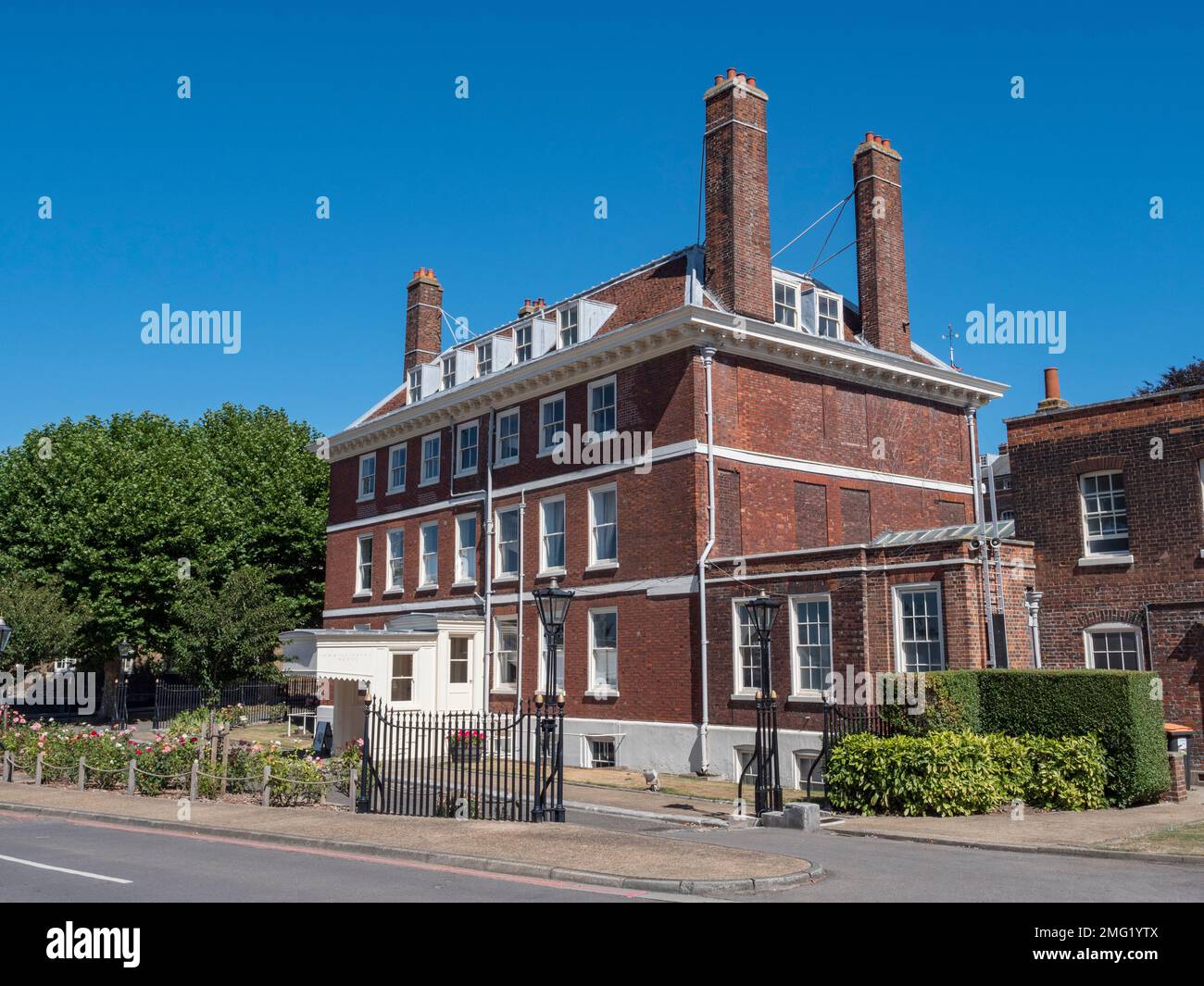 The Commissioner's House, Historic Dockyard Chatham, Kent, UK Stock ...