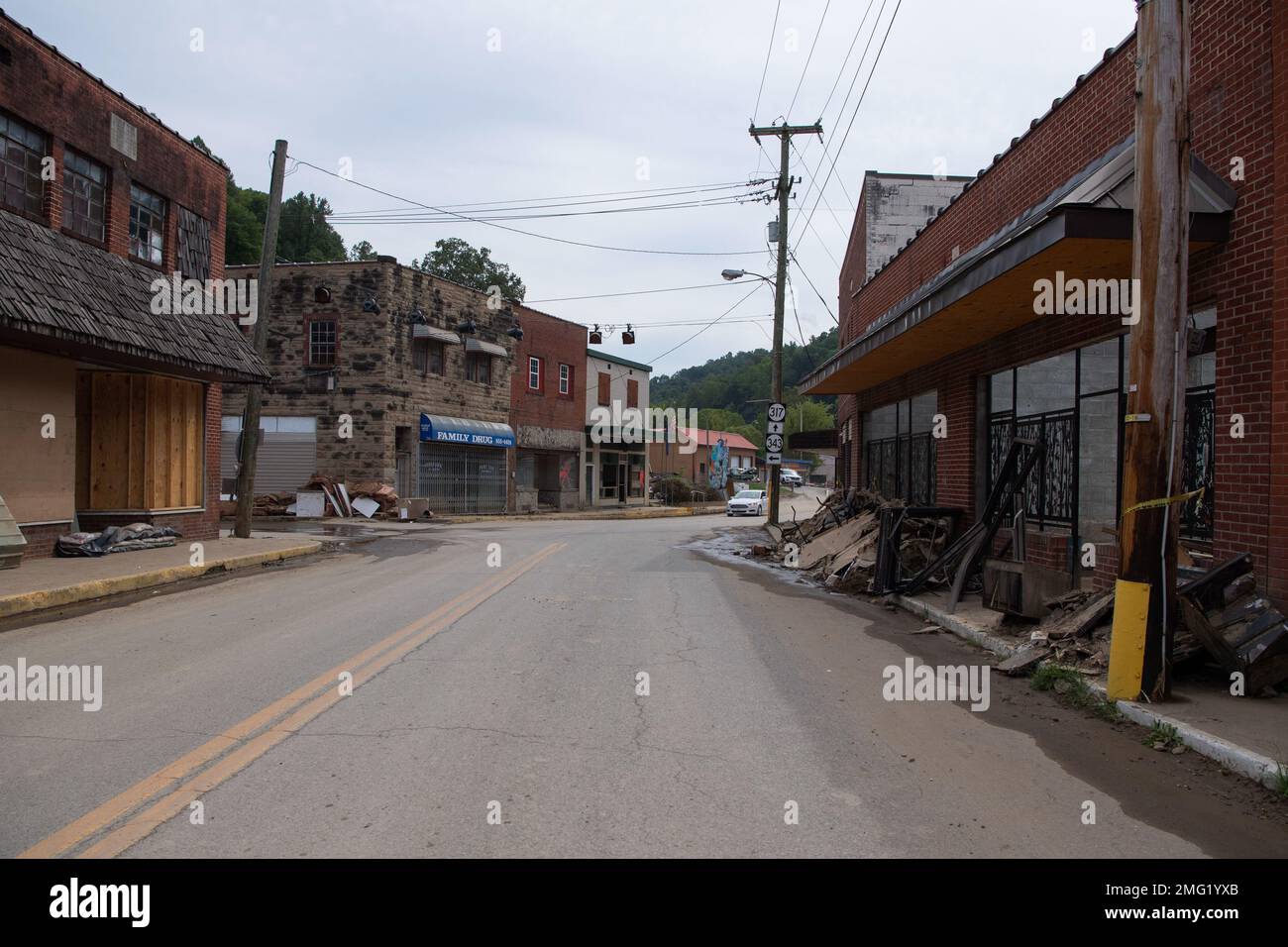 Damage and debris left behind after late July and early Aug. flooding ...