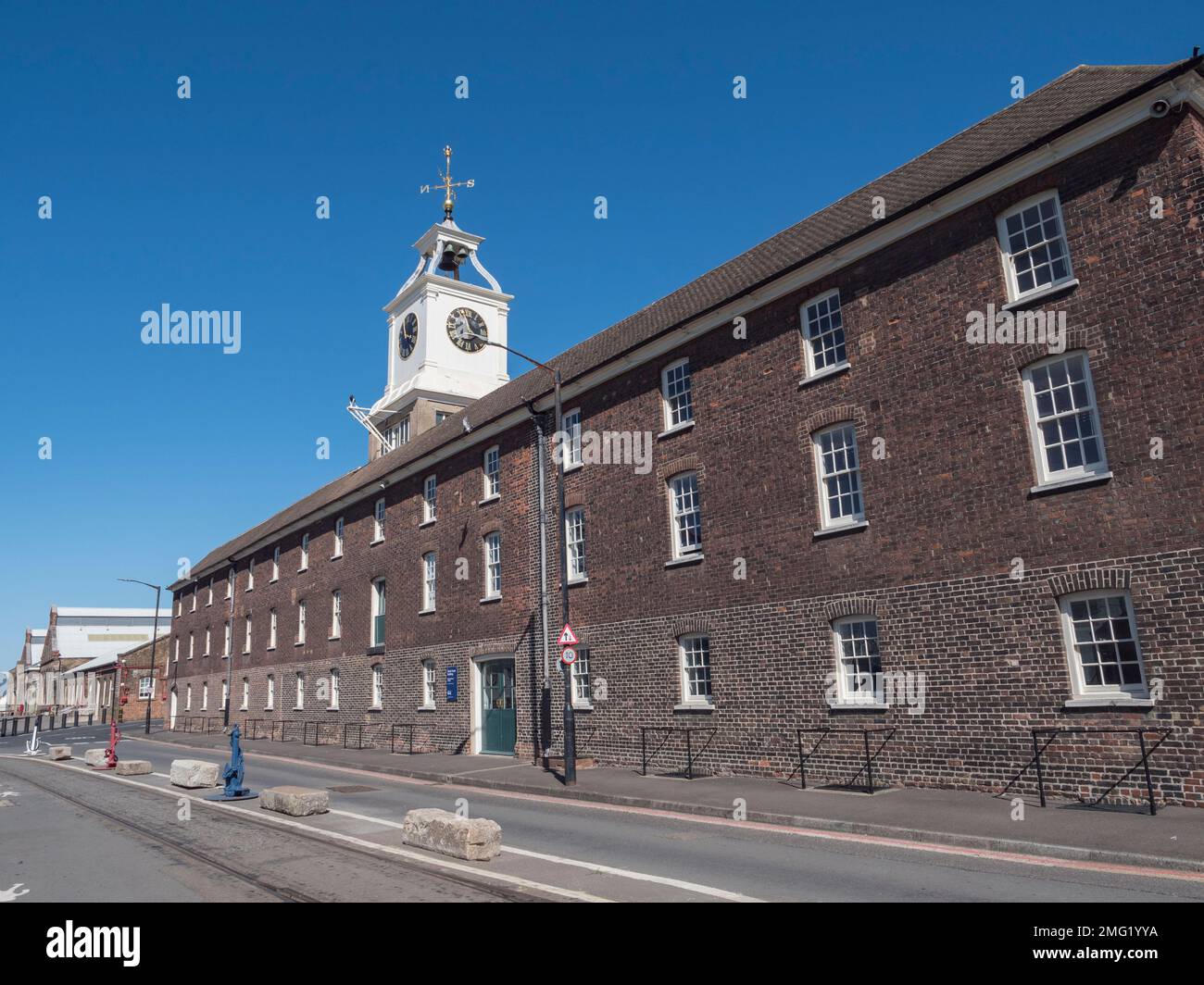 Chatham historic dockyard clocktower hi-res stock photography and ...