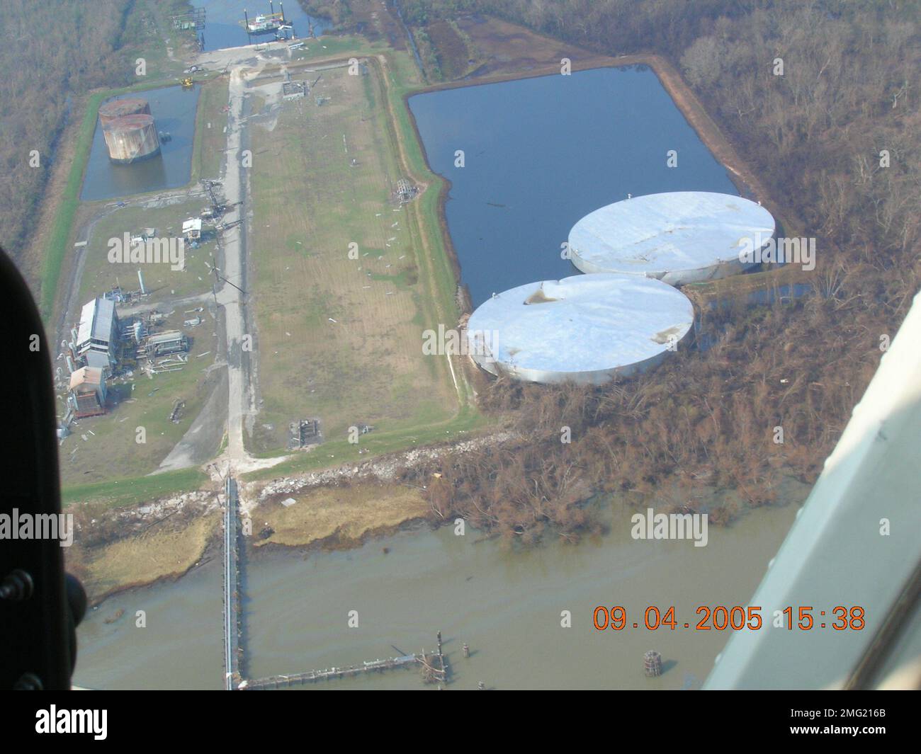 Pollution - ESU St. Louis Response - Miscellaneous - 26-HK-254-1. BASS. Hurricane Katrina Stock ...