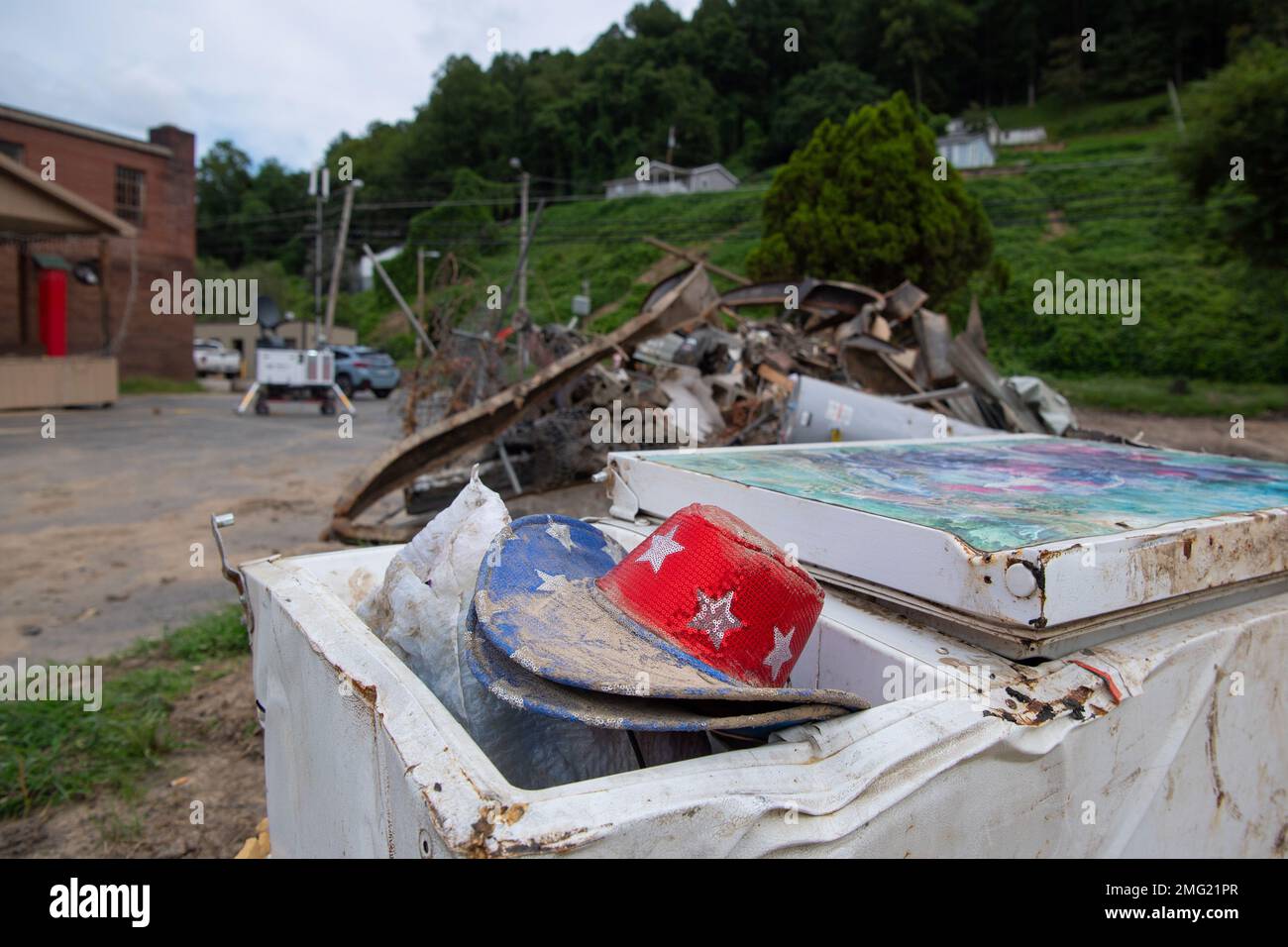 Damage and debris left behind after late July and early Aug. flooding ...