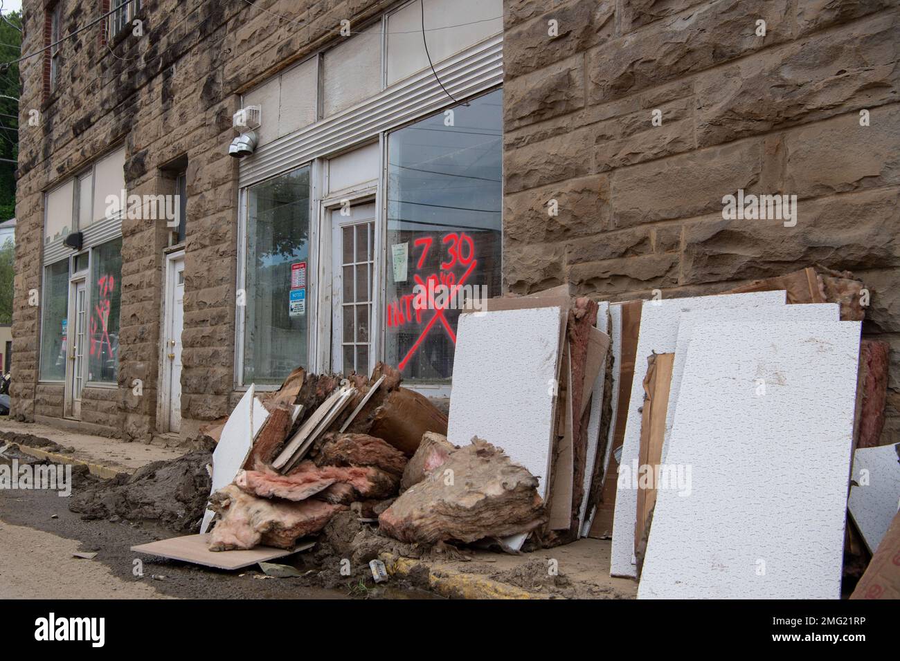 Damage and debris left behind after late July and early Aug. flooding ...