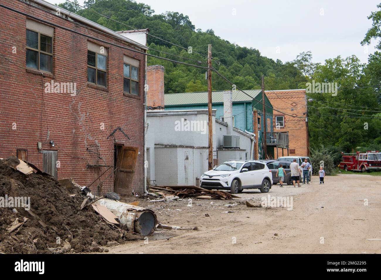 Damage and debris left behind after late July and early Aug. flooding ...