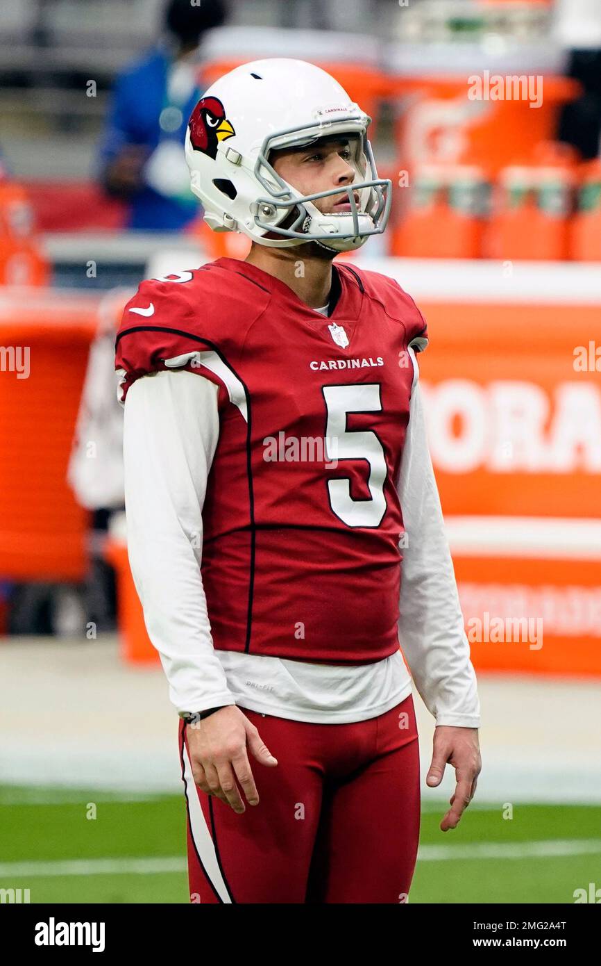 Arizona Cardinals kicker Zane Gonzalez (5) during an NFL football game ...
