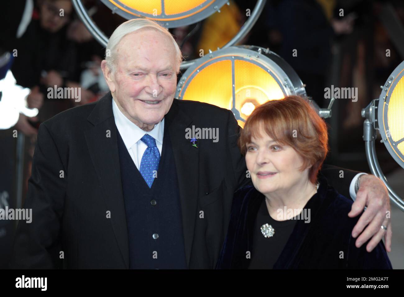 London, UK. Julian Glover and Isla Blair at The Fabelmans film premiere ...